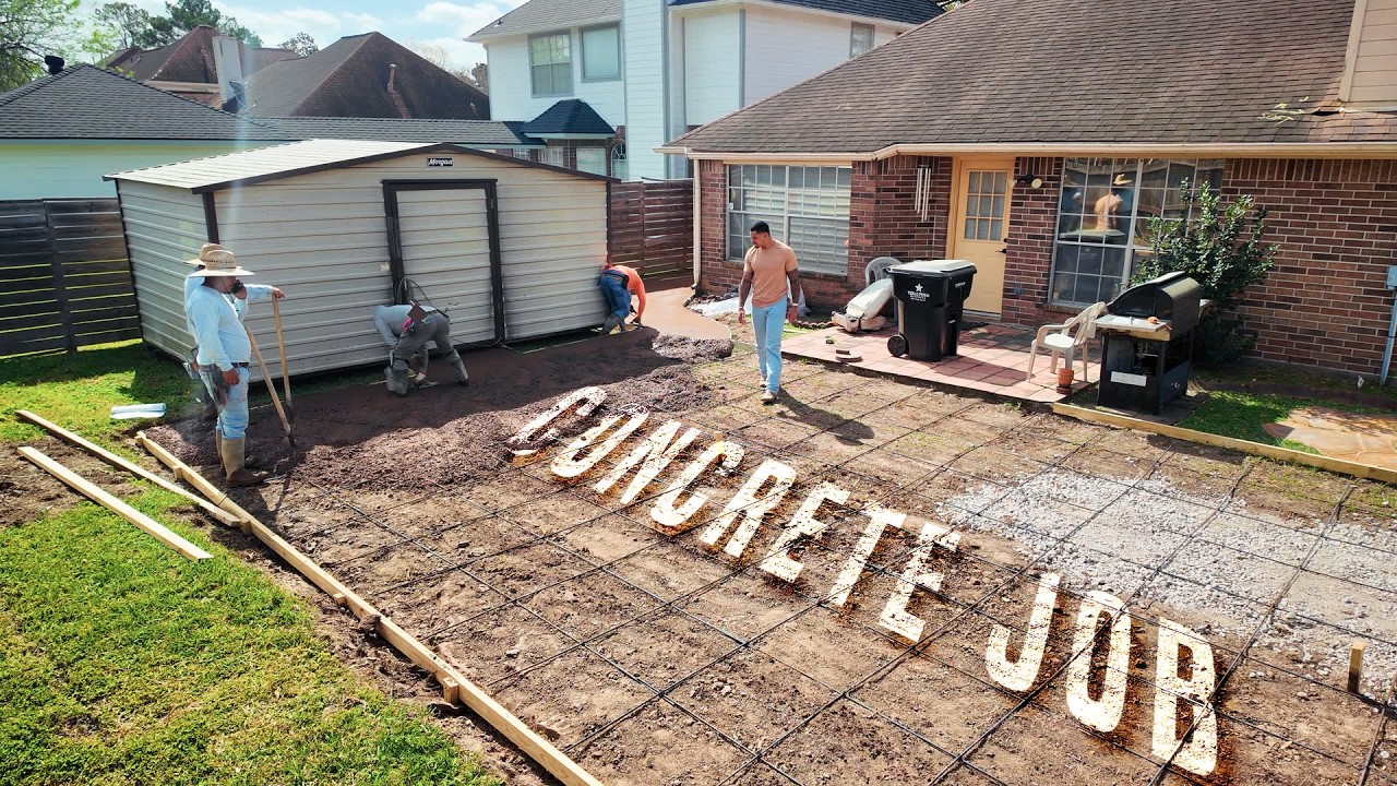 Concrete Job Start to Finish – CMJ Developments Project - YouTube