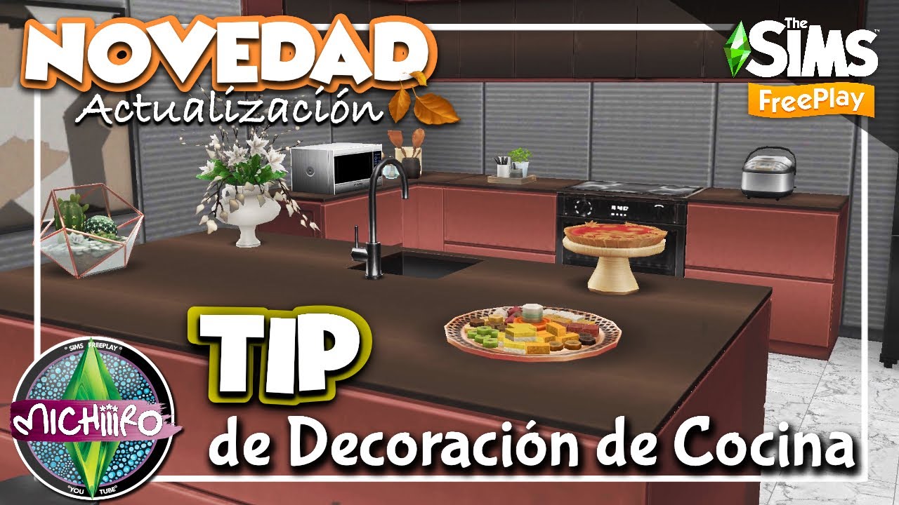 TIP decorativo en la cocina 🍂 ENCIMAR 🍁 Sims Freeplay || Actualización ...