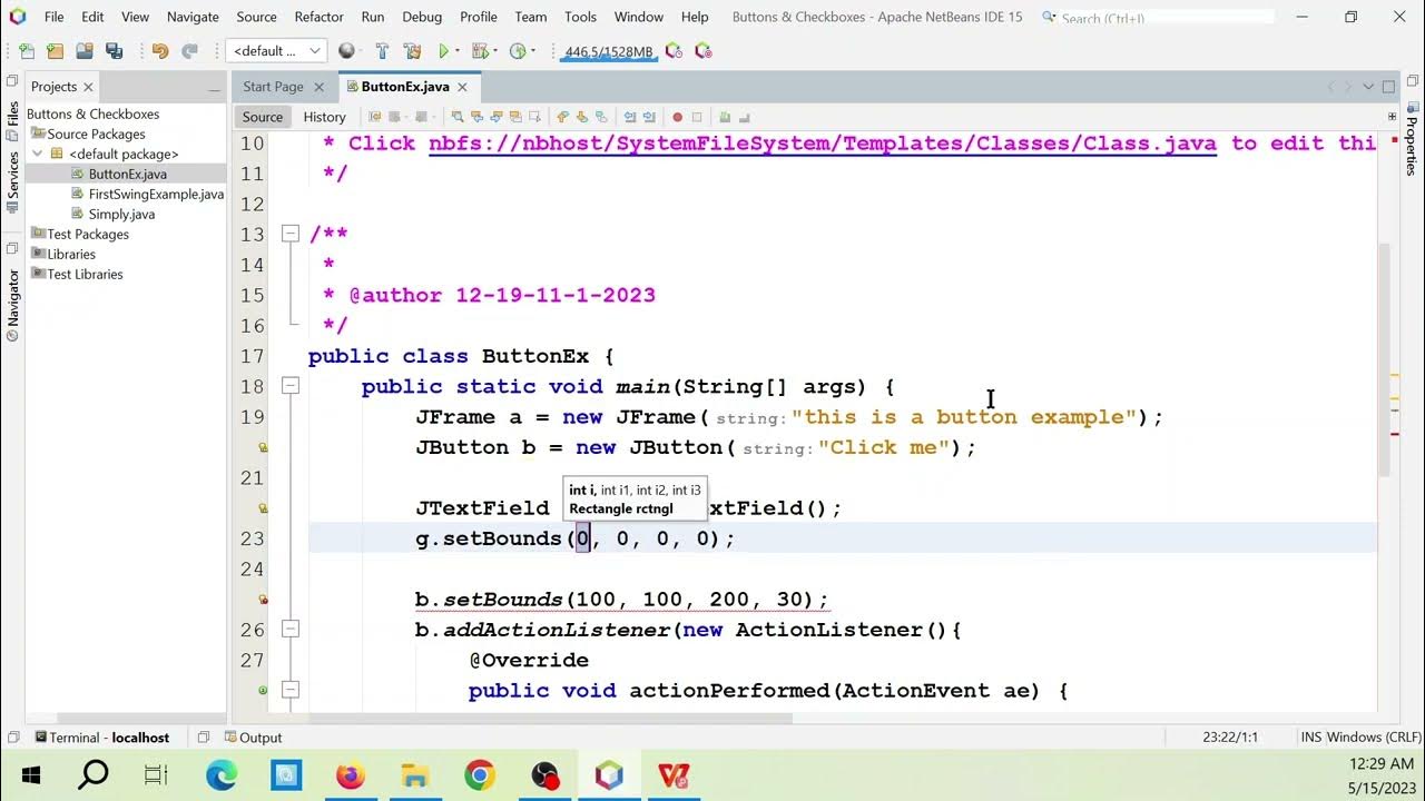 Java Swing: Buttons - YouTube