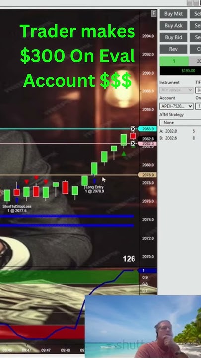 AI Auto Trader bot makes $300 on Evaluation Account #trading #financialmarkets #financialtrading ...