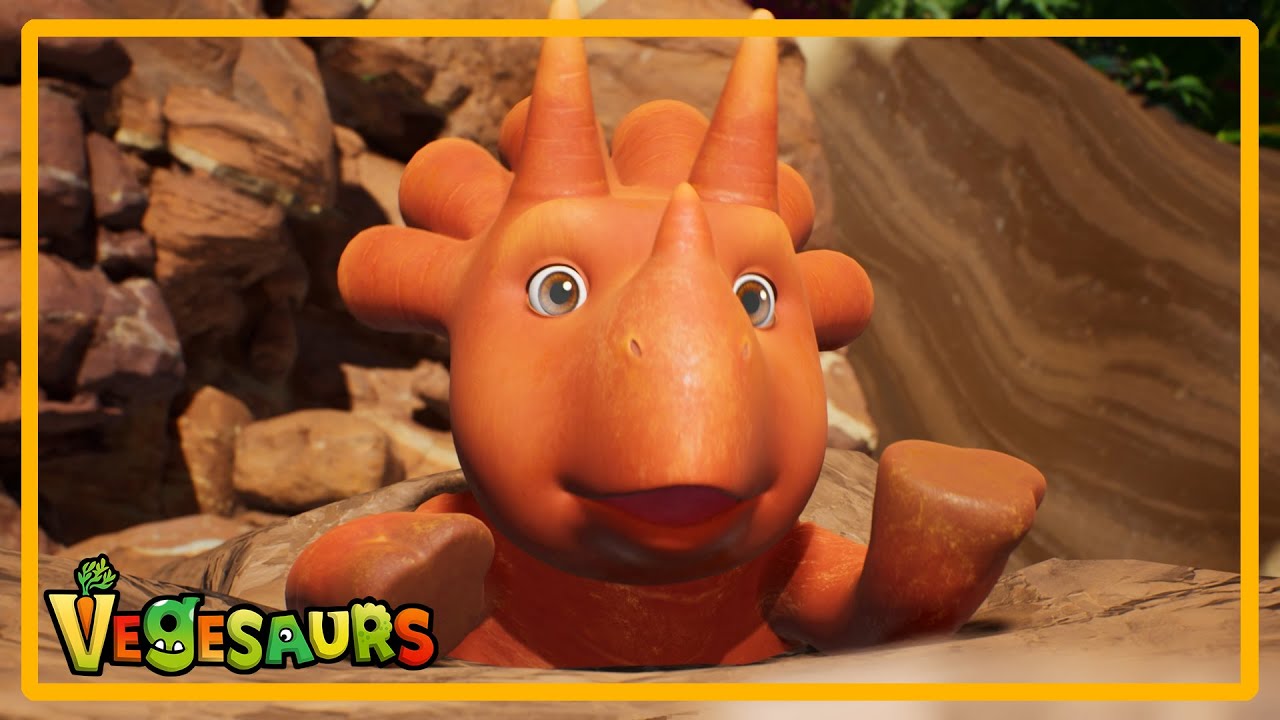 Ginger is stuck! - Funny Clips🥕😊 - Vegesaurs - YouTube