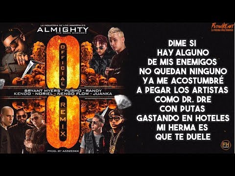 Almighty - Ocho (Remix) (LETRA) Ft. Randy, Juanka, Bryant Myers, Noriel ...