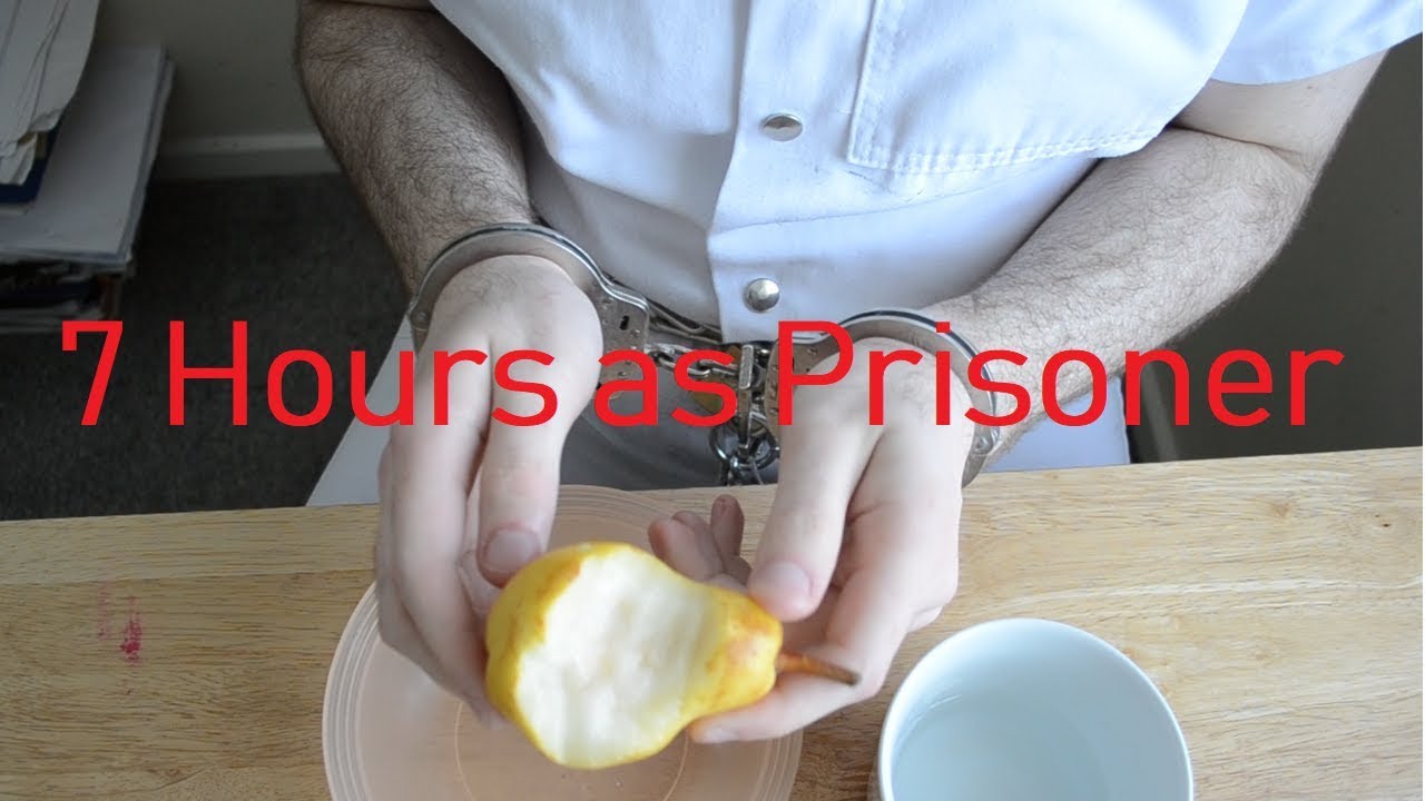 24 Hours in Handcuffs and Prisoner Transport Chains (7 Hours in) - YouTube