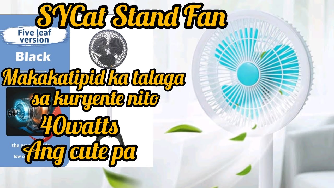 SYcat StandFan. Unboxing/Assemble And Review. - YouTube