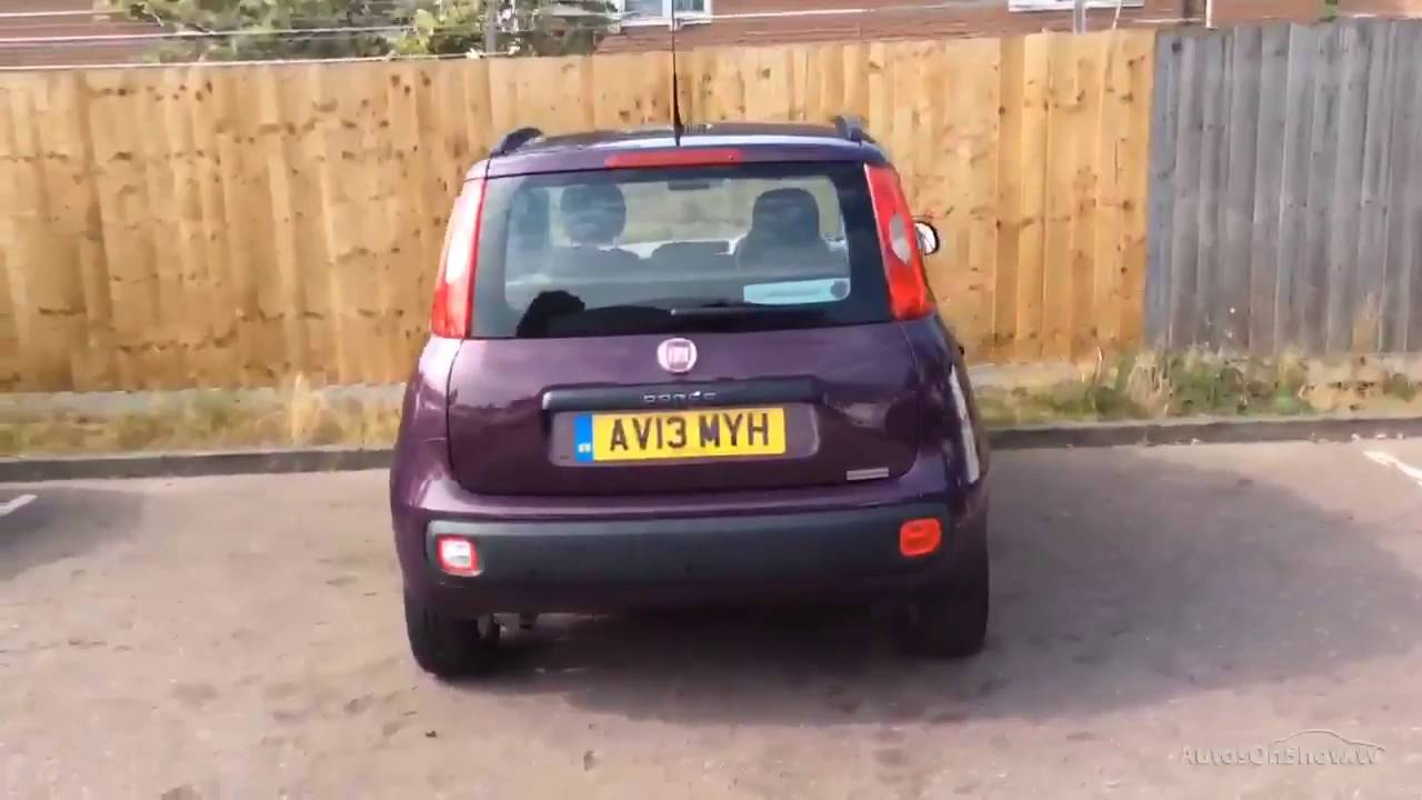 FIAT PANDA LOUNGE MAUVE/PURPLE/VIOLET 2013 - YouTube