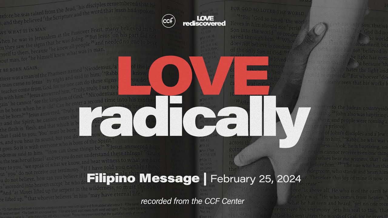 Love Radically | Paul De Vera - YouTube