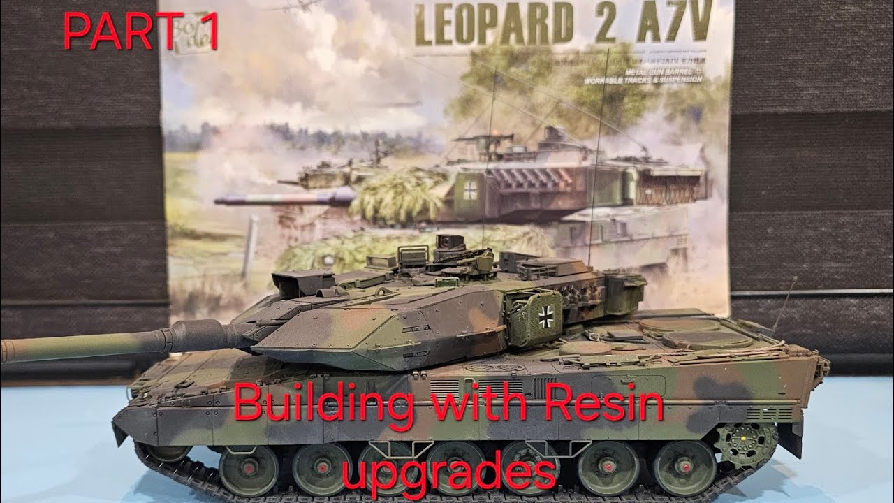 Building the Leopard 2a7v by Border Models 1/35 (Video #100) - YouTube