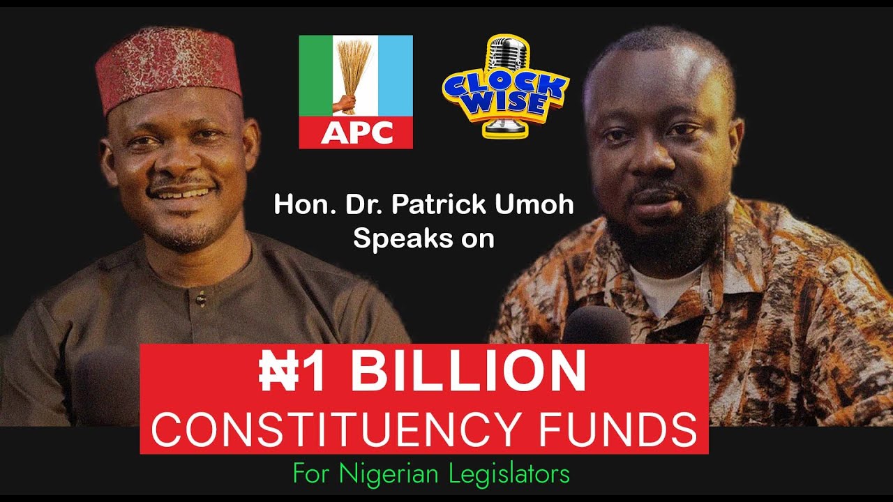 Hon. Dr. Patrick Umoh Speaks on ₦1 Billion Constituency Funds ...