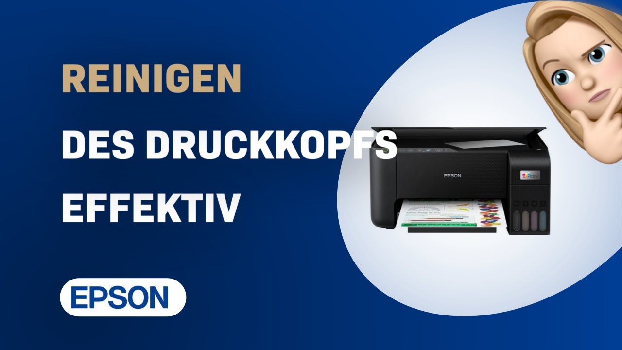 Wie man den Druckkopf des Epson EcoTank ET-2814 effektiv reinigt - YouTube