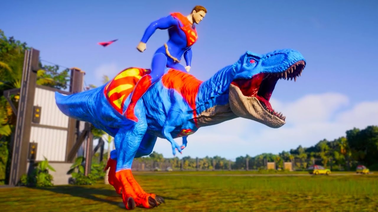 Elon Musk Superman VS Jd Vance Captain America SuperHero Dinosaurs ...