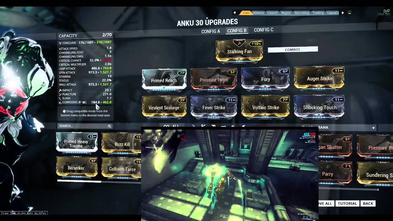 Warframe - Anku Build - YouTube