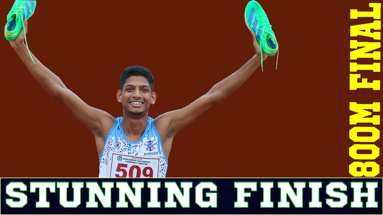 800M Race Final Men || Stunning Finish || 60th National Open Athletics ...