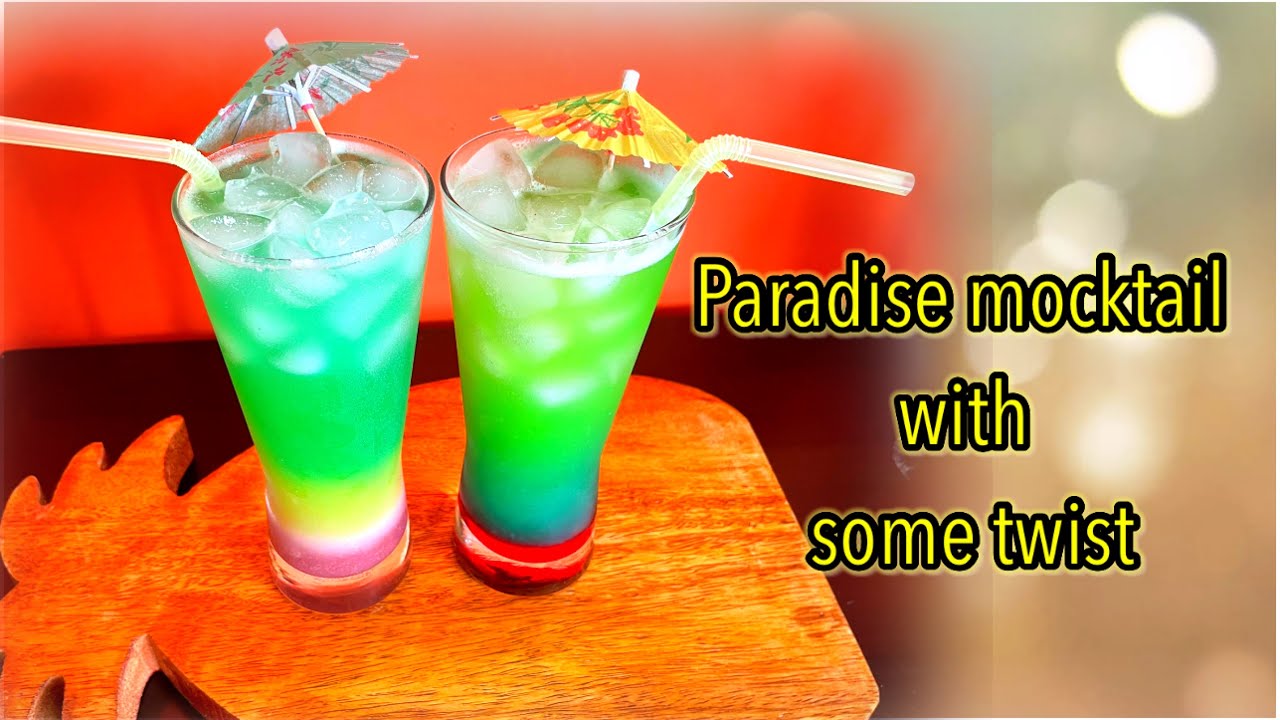 How to make a paradise mocktail |Refreshing drink |Summer drink ...