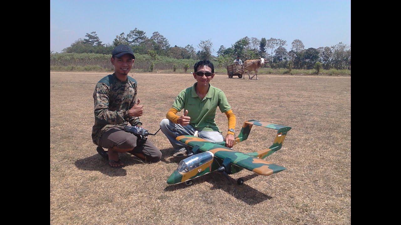 OV 10 Bronco RC, 2nd Flight - YouTube