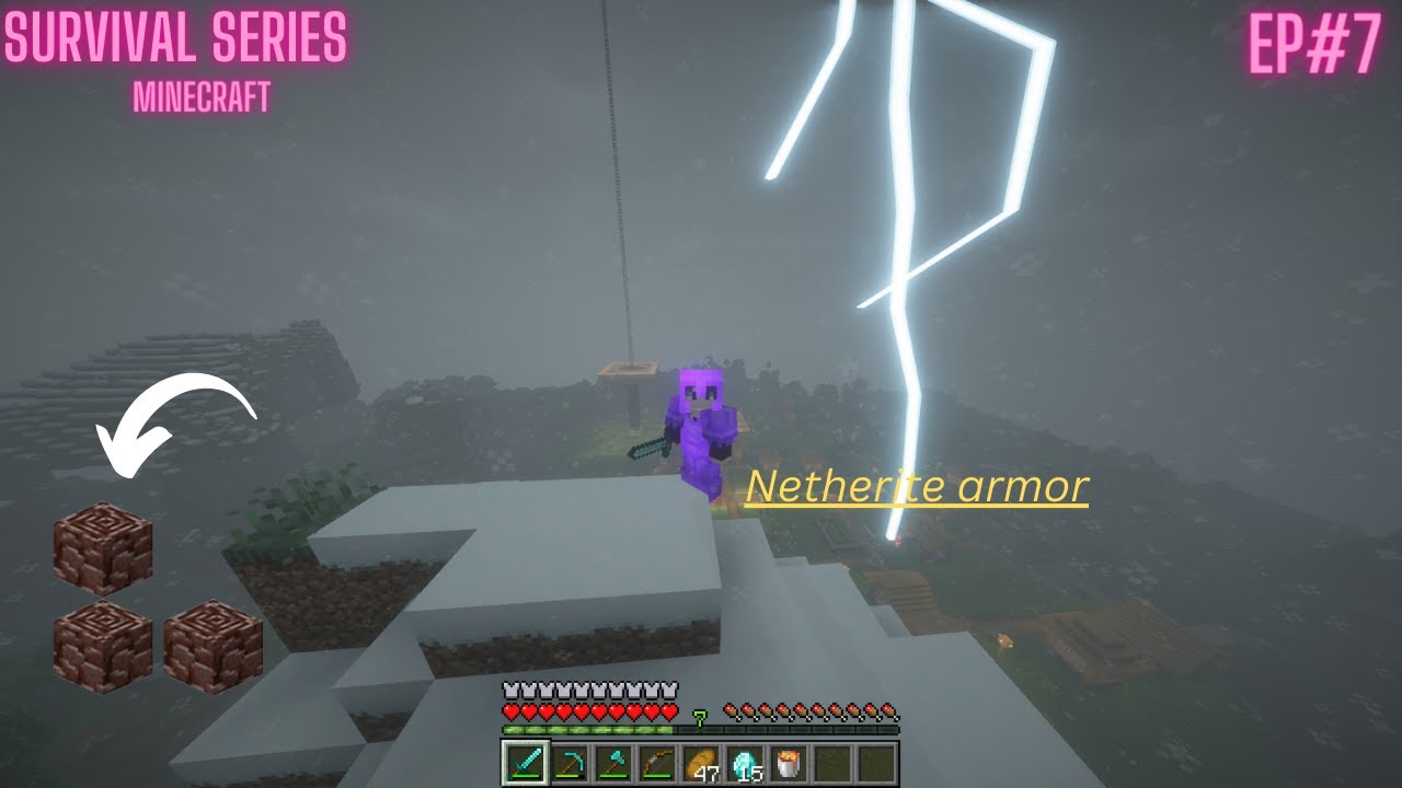 FINALLY I MADE FULLY ENCHANTED NETHERITE ARMOR | MINECRAFT GAMEPLAY EP ...