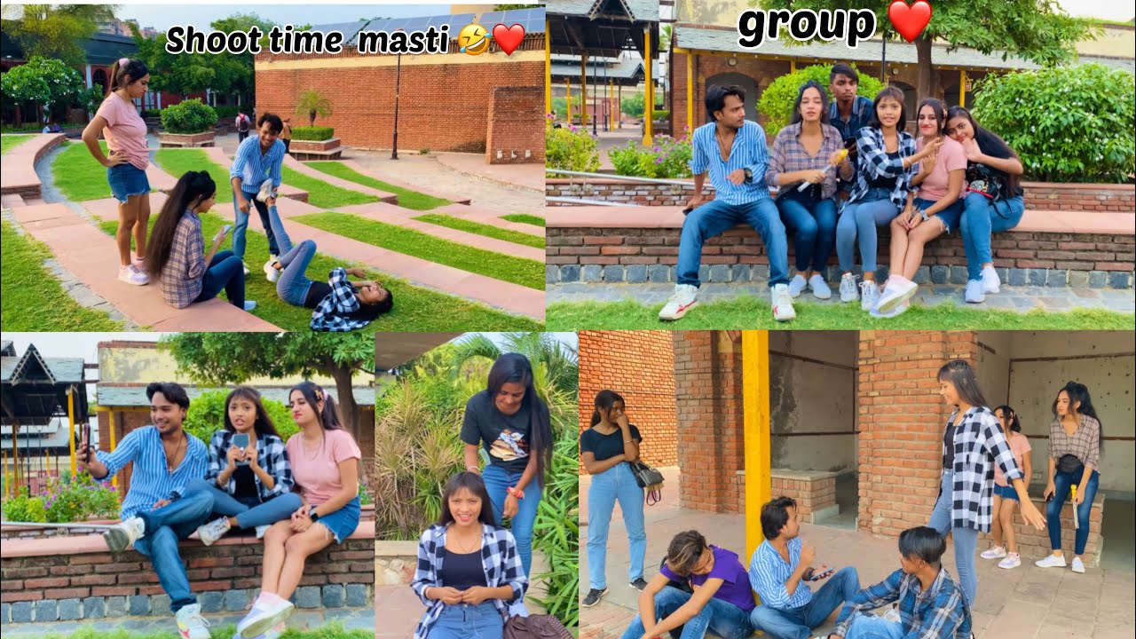 shoot time masti🤣 ️ / vlog / #youtubeindia - YouTube