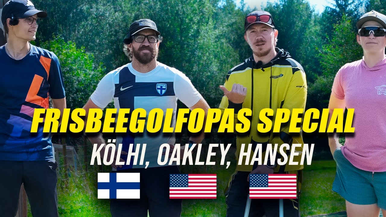 Eric Oakley, Ella Hansen, Eeka Kölhi | FRISBEEGOLFOPAS SPECIAL - YouTube