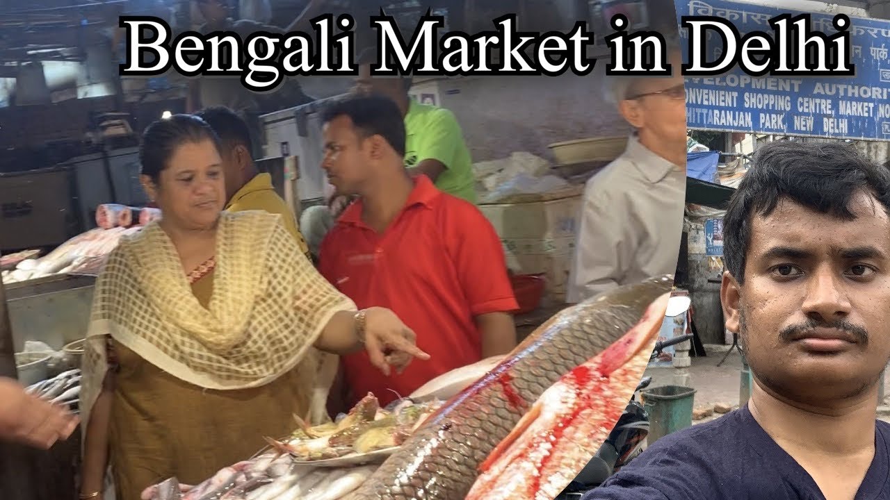 Bengali Market in Delhi | CR PARK MARKET DELHI | Bengali Street Food in ...