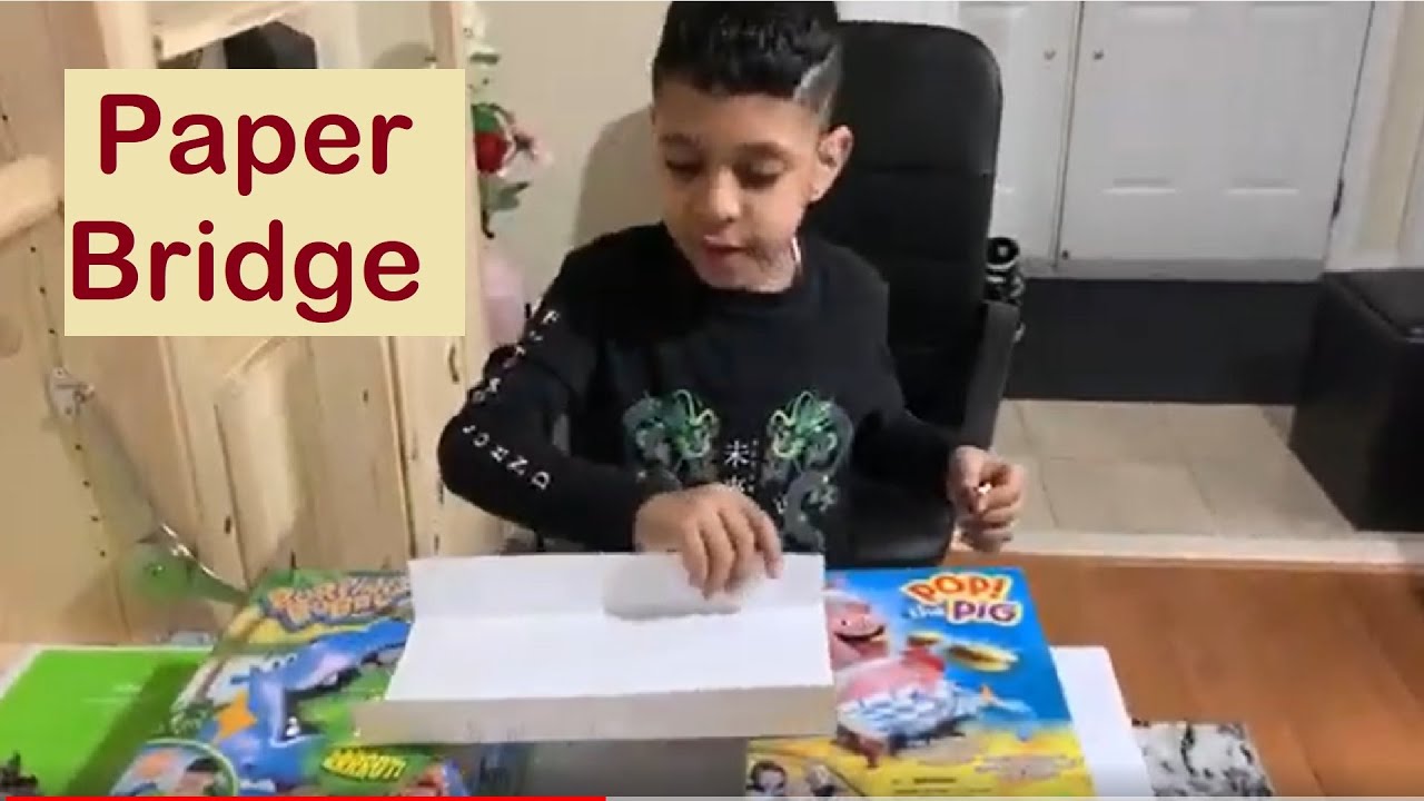 Design and Build Paper Bridge - Science and technology structure ...