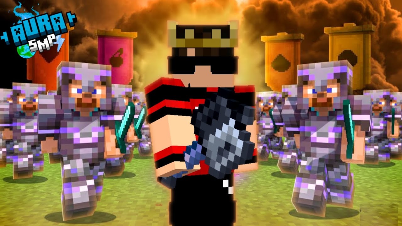 I Broke Every Rule In 24 Hours To Get This Op Mace In Aura Smp - YouTube