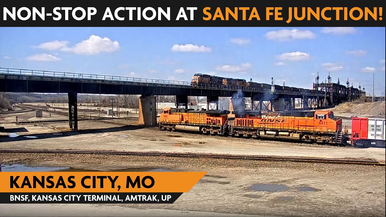 LIVE RAILCAM: Santa Fe Junction/Kansas City, Missouri, USA | Virtual Railfan - Webcam