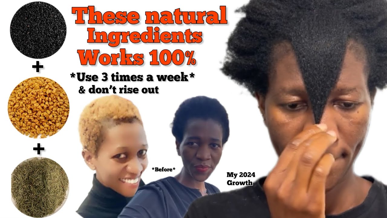 Very powerful ingredients for growing hair faster & thicker use it 3x a ...