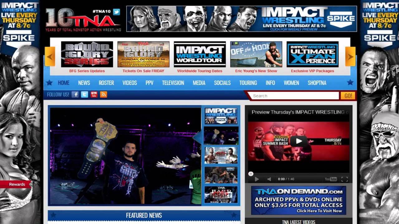 TNA House Show New Wrestler from Bulgaria Paulo - YouTube