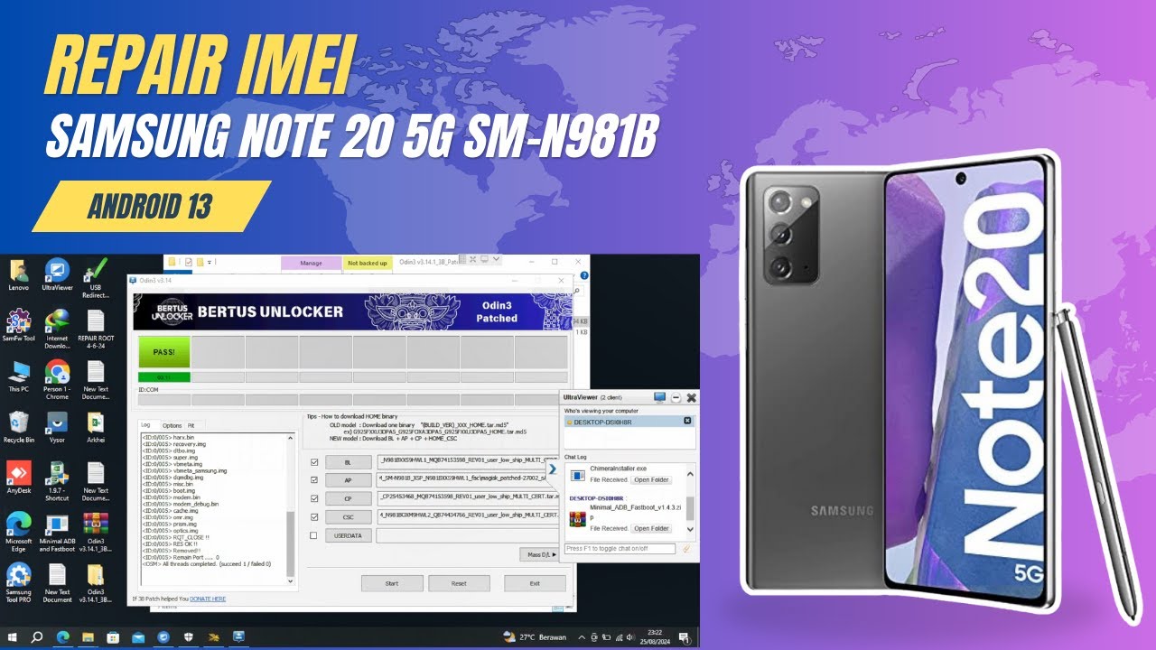 SAMSUNG NOTE 20 5G SM – N981B, IMEI REPAIR & NG FIX ROOT METHOD - YouTube