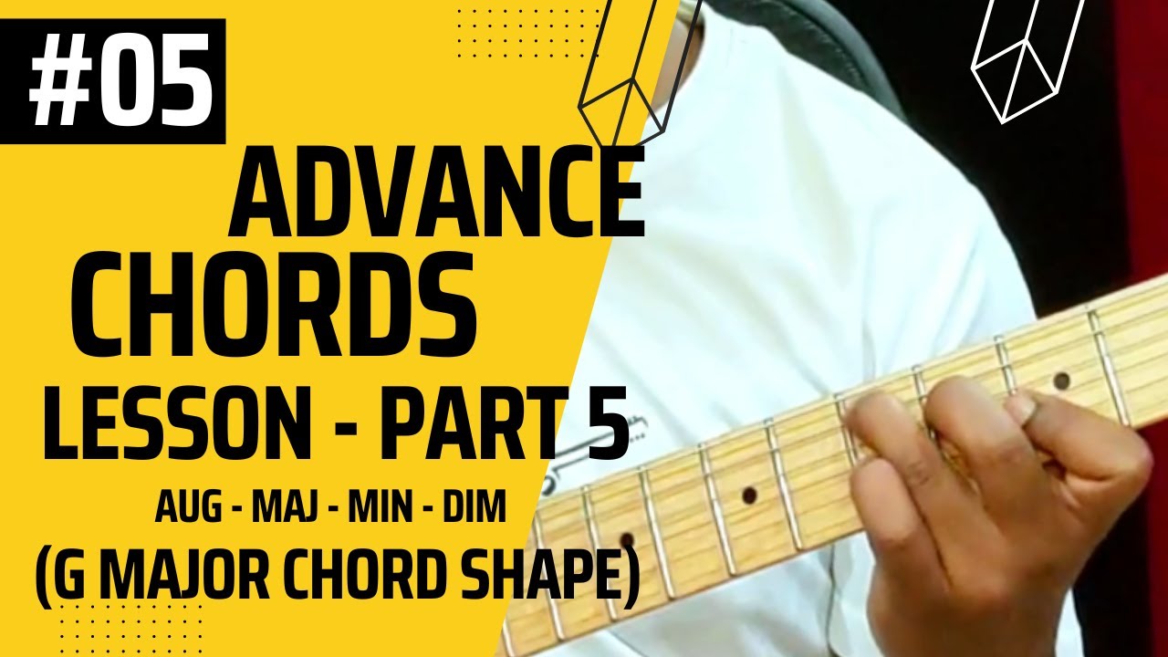 G Augmented and Diminished Chord shape | How to create Advance Chords ...