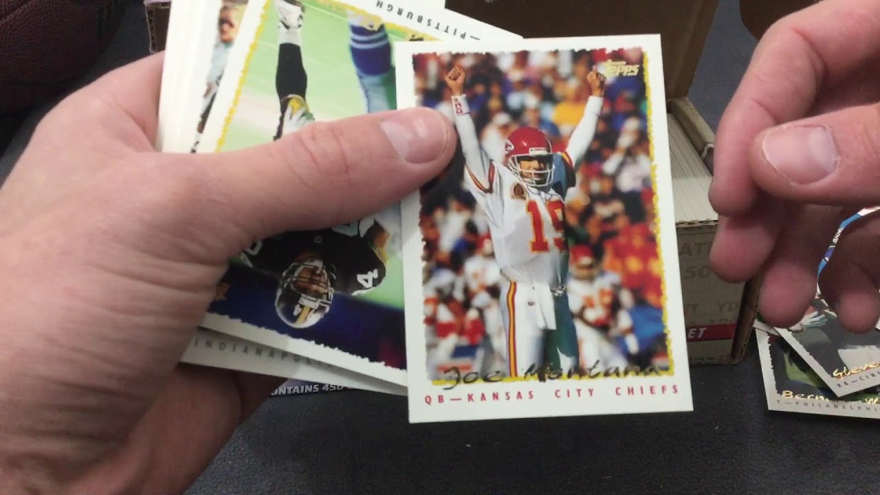 1995 nfl Topps Football complete set - cards de futebol americano 1995 ...