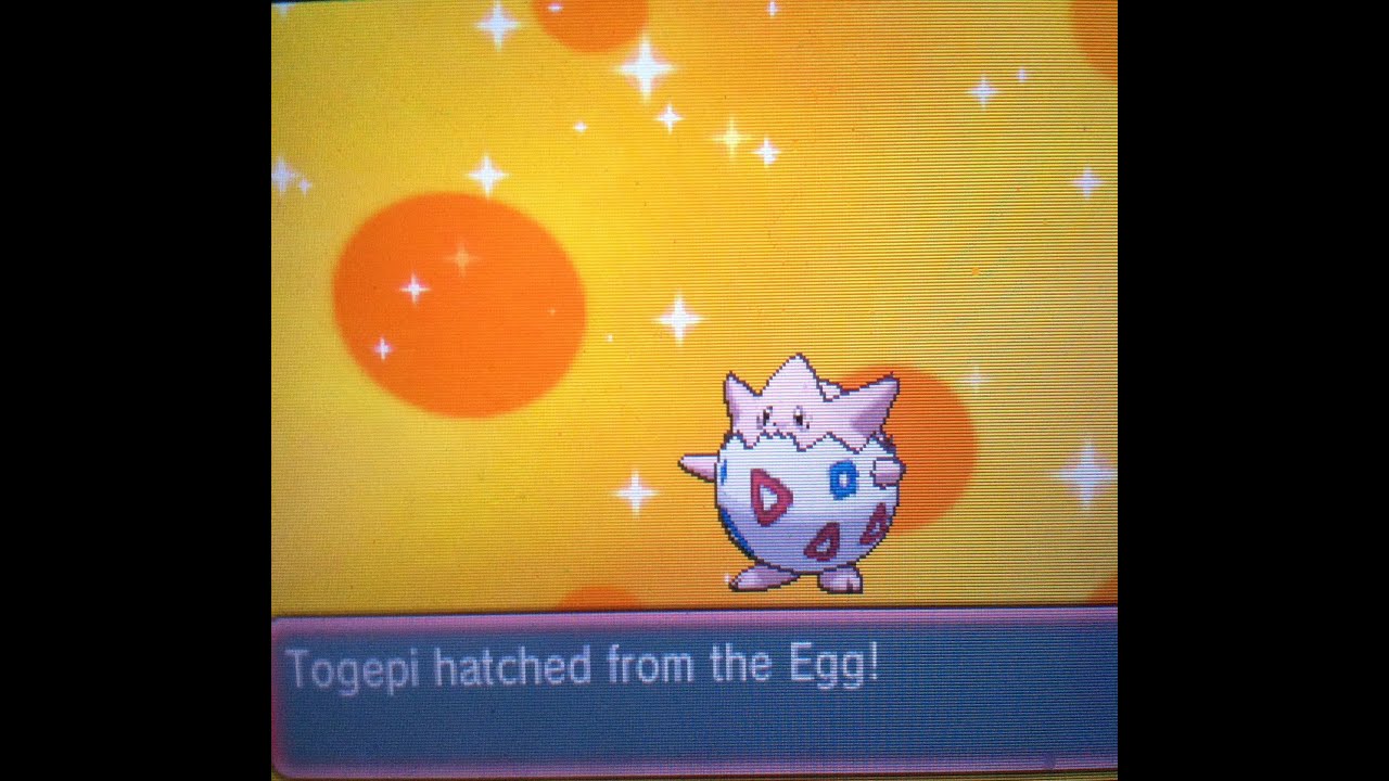 Pokémon Omega Ruby; Shiny Togepi Hatches! [351 eggs] - YouTube