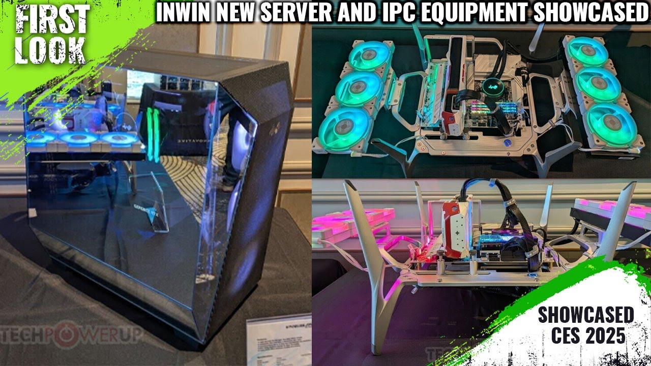 InWin PRISM Glass Chassis & SHIFT Test Bench Open Chassis Showcased At ...