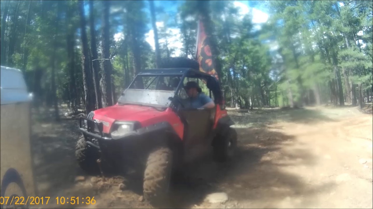 UTV Kelly Canyon AZ trail riding July 2017 - YouTube