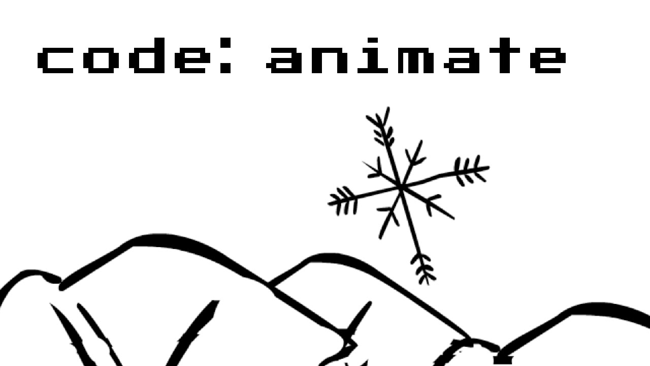 1st snow - code: animate - YouTube