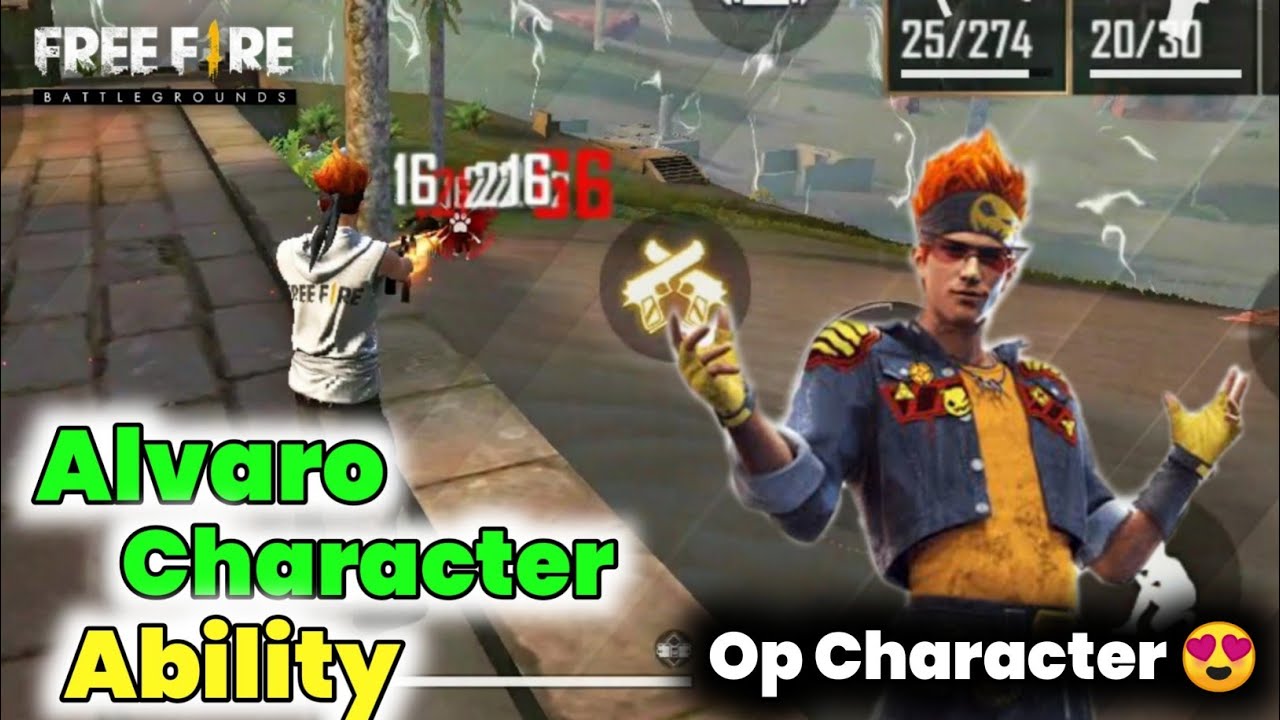 Alvaro Character Ability - Full Details | Explosive Gun Expert | Day 1 ...