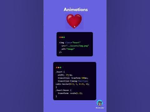 Heart Animations 🔥♥️ #viralcoder #html #css#shorts #webdevelopment - YouTube