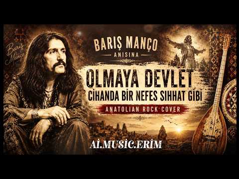 BARIŞ MANÇO OLMAYA DEVLET CİHANDA BİR NEFES SIHHAT GİBİ | ANATOLIAN ROCK COVER @Ai.Music.Erim.1