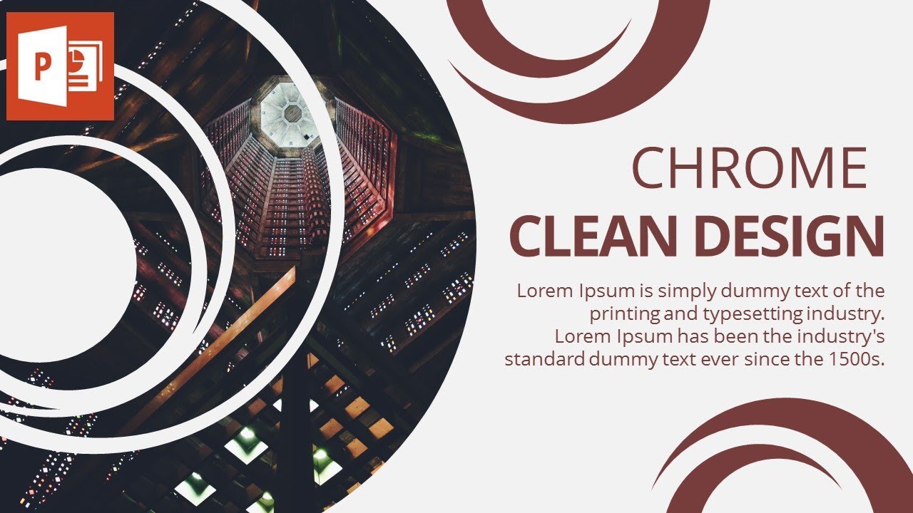 Chrome Awesome Clean Design - Powerpoint Slide Design #4 - YouTube
