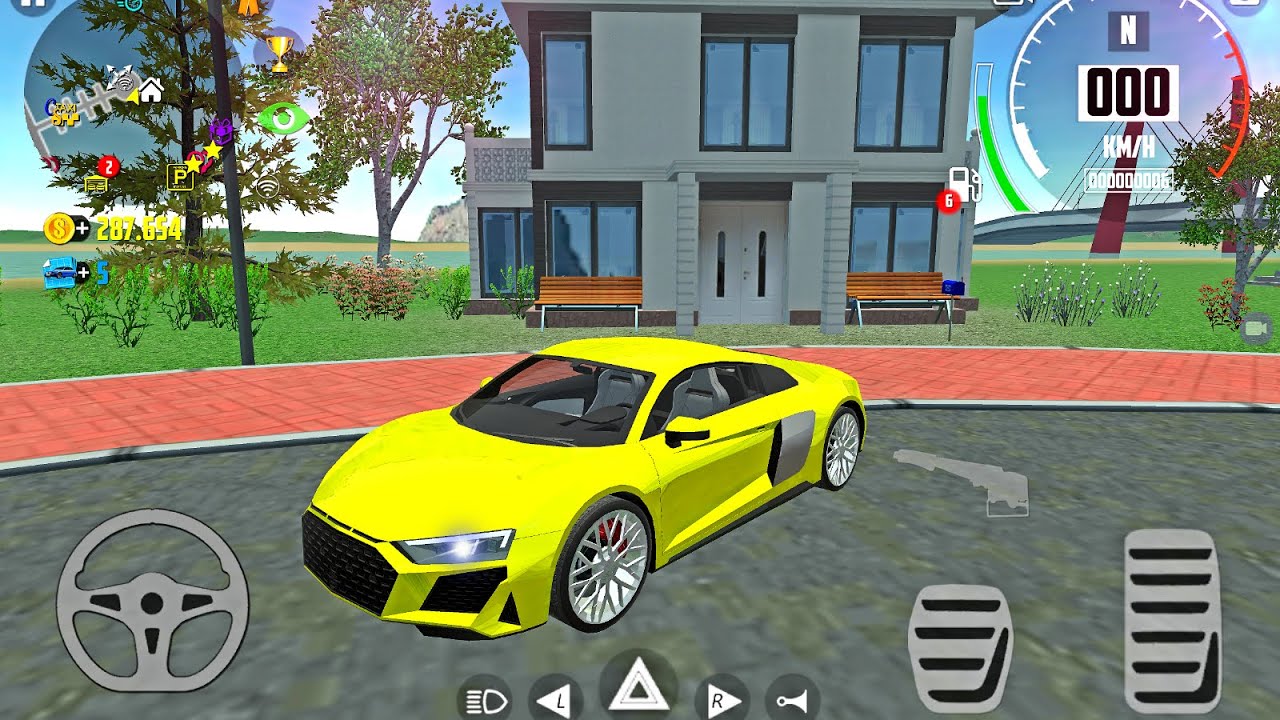 Buying New Audi R8 Car Simulator 2 - Open world Free Roam- car race ...