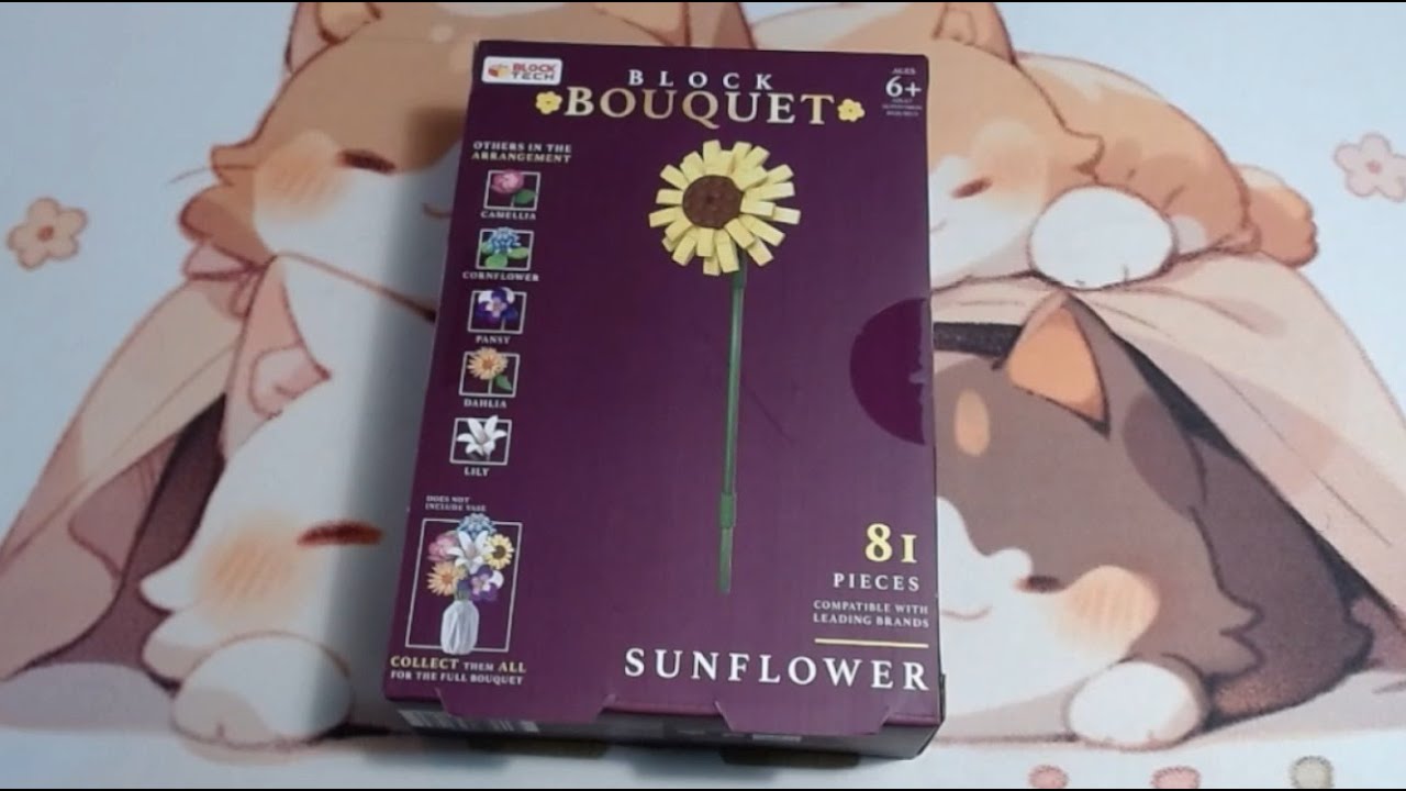Block Bouquet Sunflower - Block Tech - Sped Up with Music - YouTube