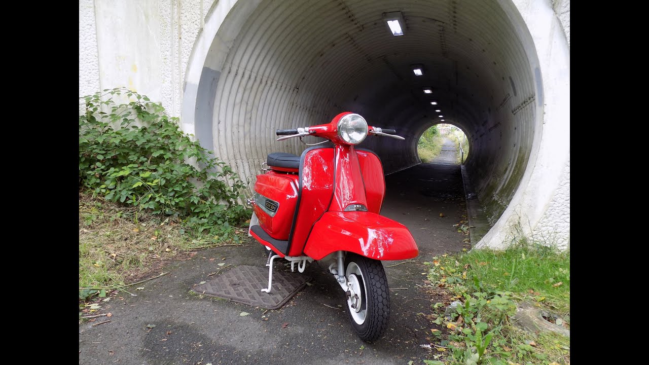 DKR Capella British Scooter - Restoration Complete - YouTube