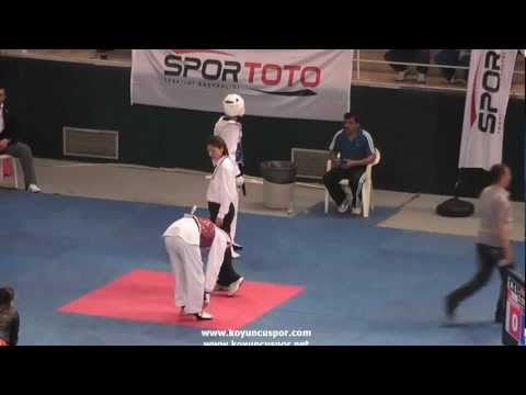 54kg Omer Ramazan Evez - Samet  Gumusel  (2012 Turkish Taekwondo Championships Under -21)