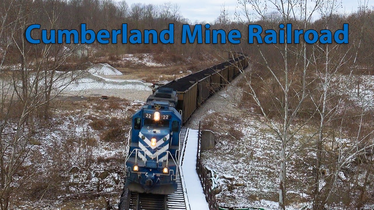 Cumberland Mine Railroad Crossing Whiteley Creek - YouTube