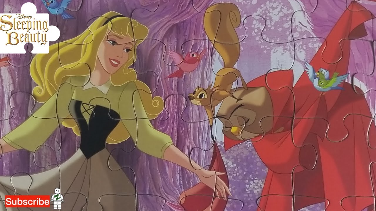 Disney Sleeping Beauty Puzzle with Princess Aurora! - YouTube