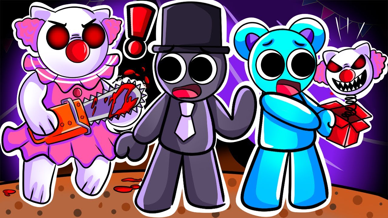 SPRUNKIS van al ATERRADOR CIRCO de PIGGY en Roblox 😱😰 - incredibox ...