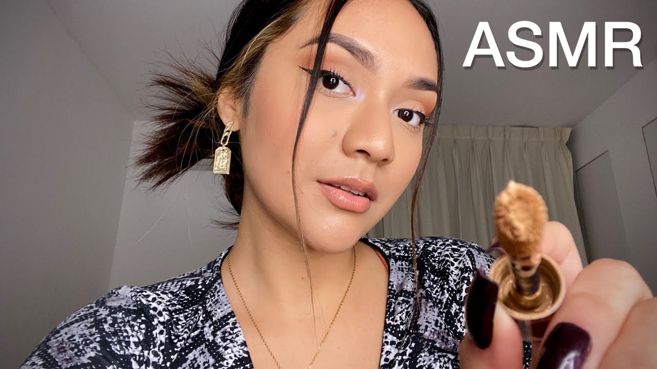 ASMR Doing your makeup 🫡 - YouTube