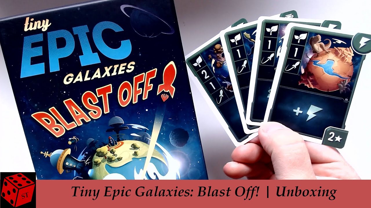 Unboxing | Tiny Epic Galaxies: Blast Off! - YouTube