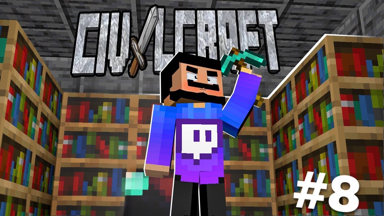CivilCraft #8 | Los mejores picos de CivilCraft | Minecraft | Crisstuber Gamer - YouTube