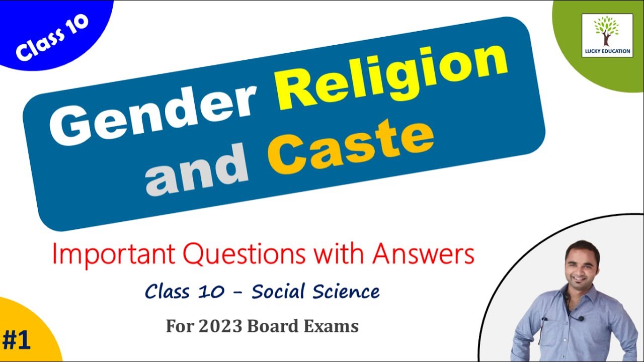 Chapter 4 Gender Religion and Caste Class 10 - Important Questions and ...