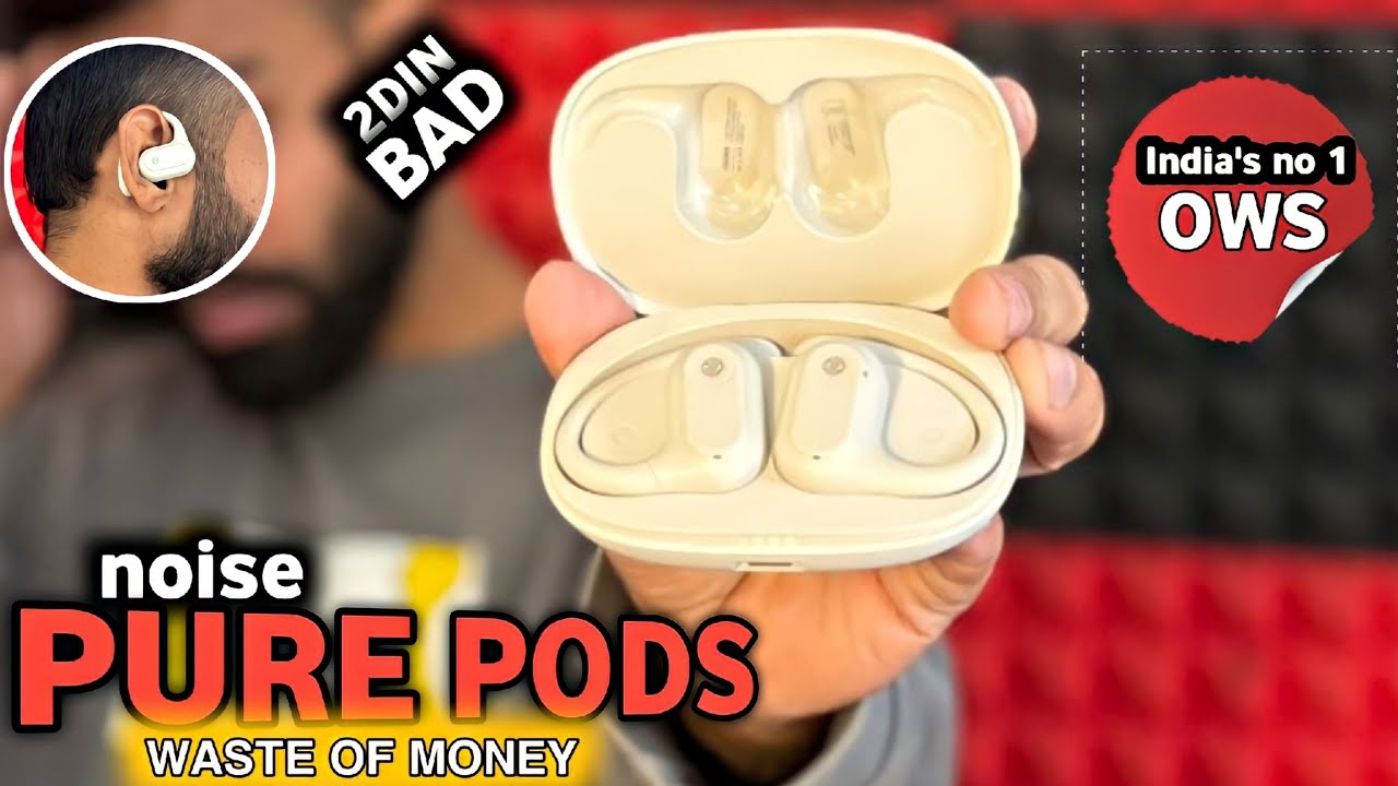 India’s 1st OWS under ₹2999-/ Noise Pure pods unboxing & review⚡️80 ...